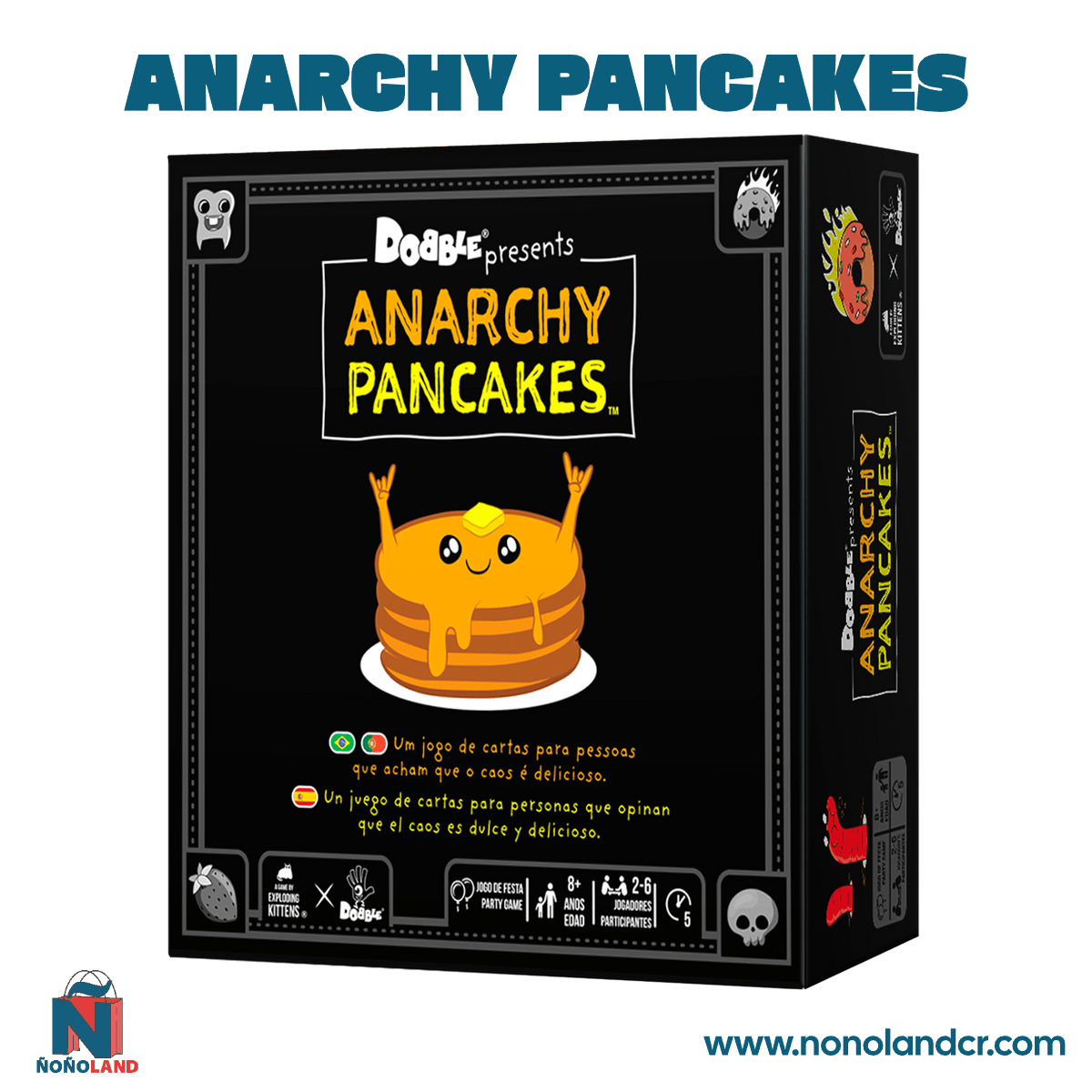 Dobble Anarchy Pancakes (Idioma: Multilingüe) – ÑoñolandCR