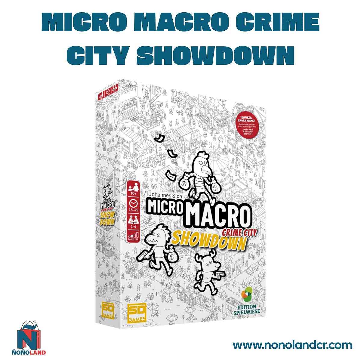 Micro Macro Crime City Showdown (Idioma: Español) – ÑoñolandCR