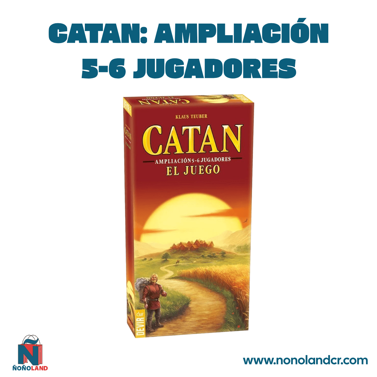 Catan: Ampliación para 5-6 jugadores - 2025 (Idioma: Español) – ÑoñolandCR