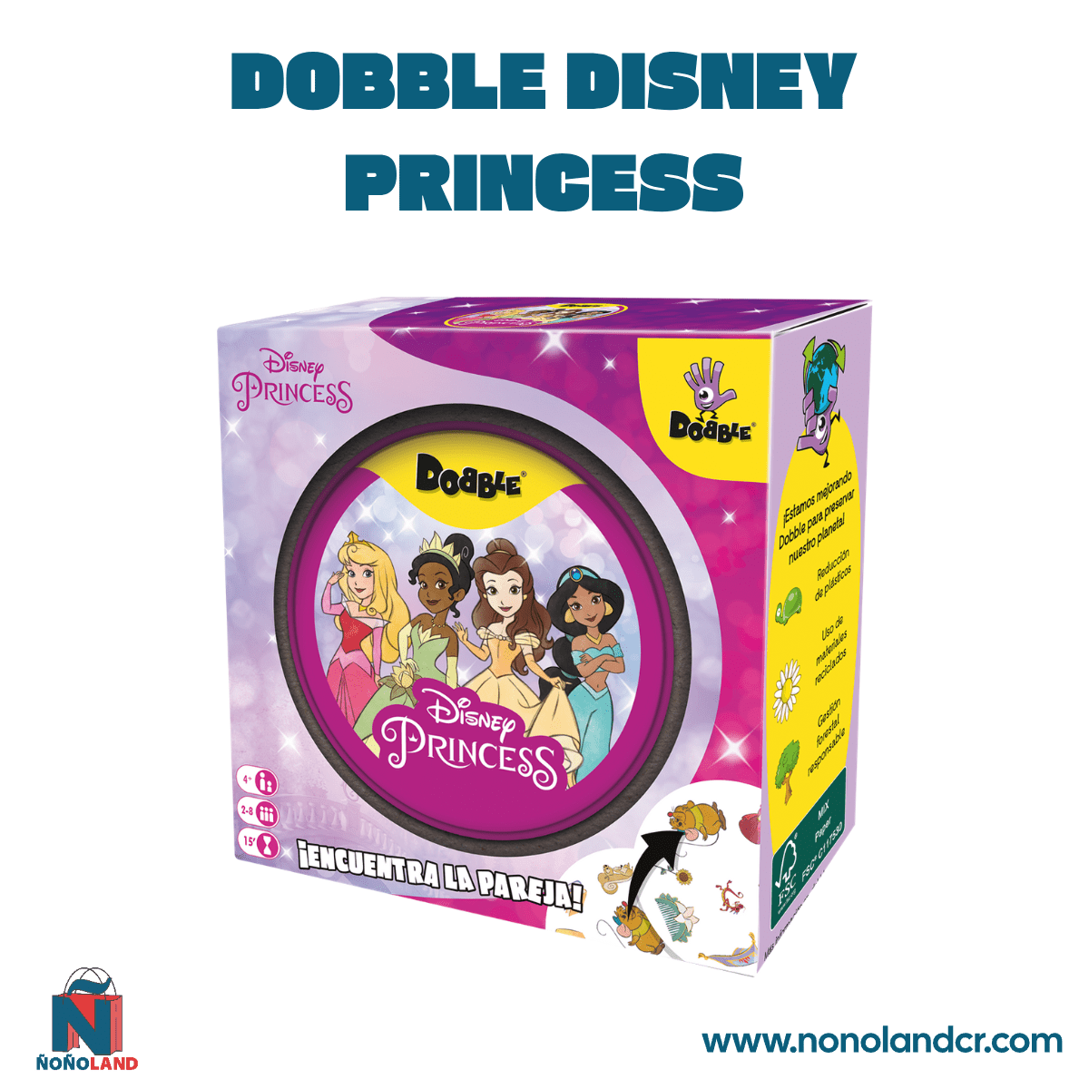 Dobble Disney Princess (Idioma: Español) – ÑoñolandCR