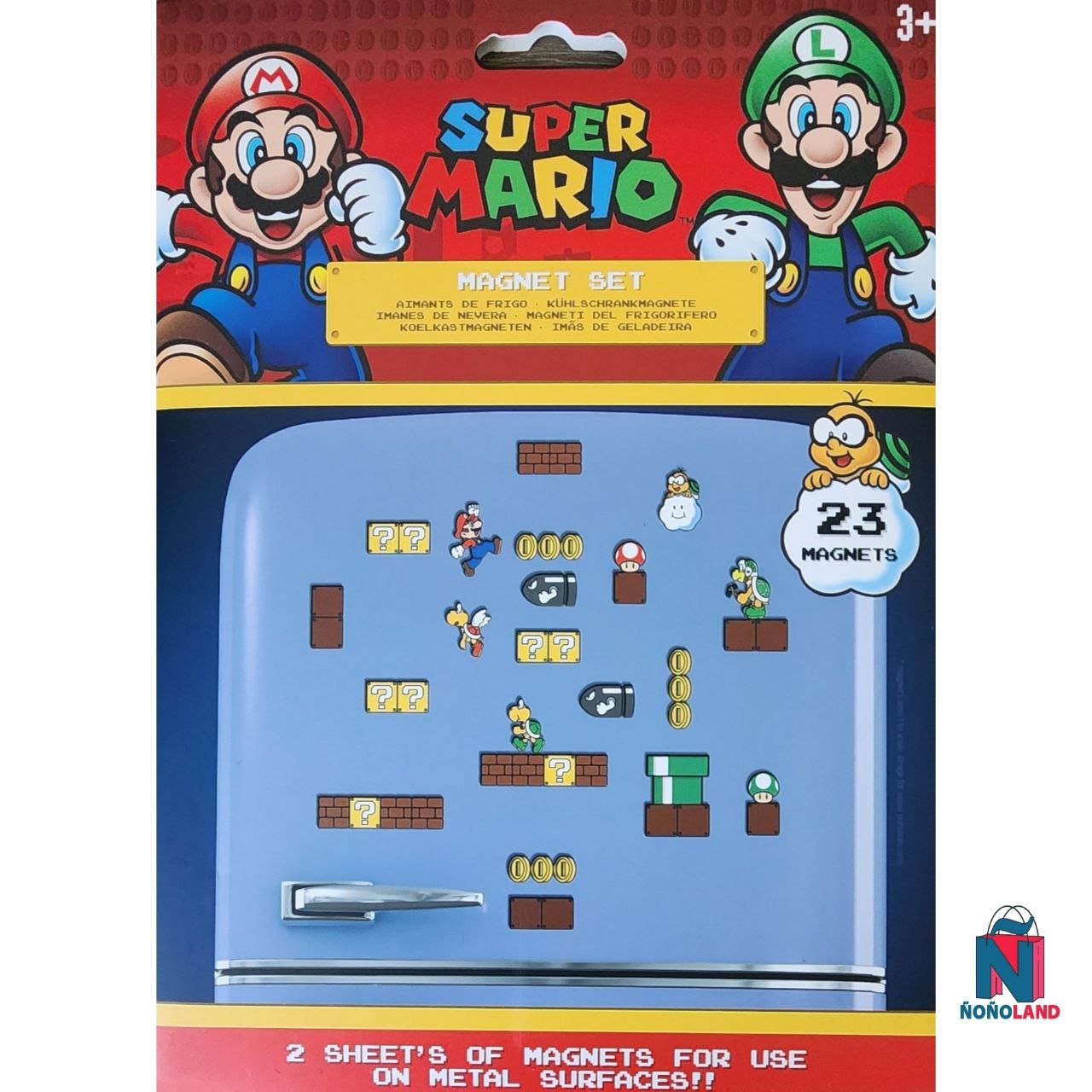 Magnetos para refrigeradora de Super Mario – ÑoñolandCR